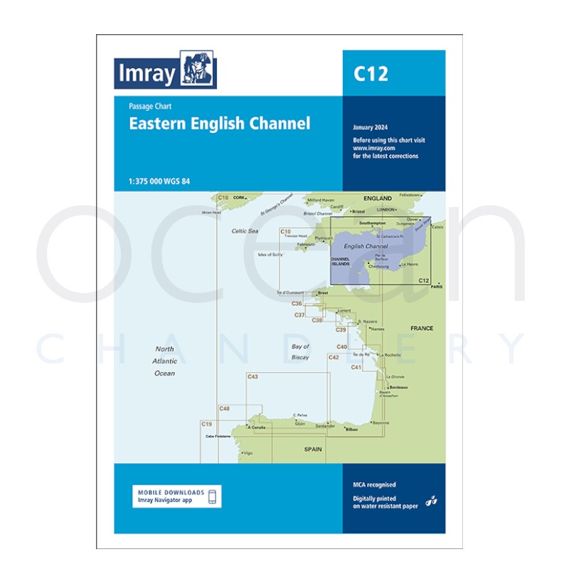 Imray - Chart C12 Eastern English Channel Passage Chart