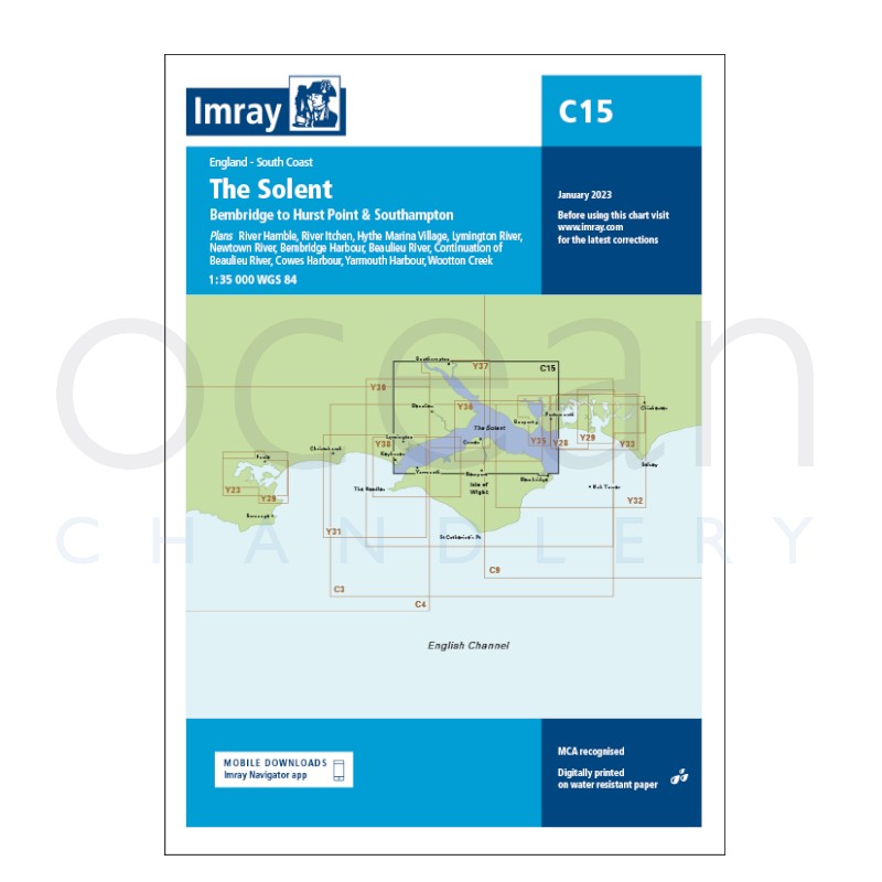 Imray - Chart C15 The Solent