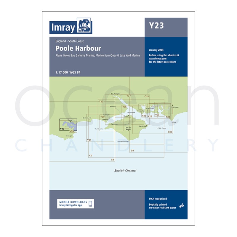 Imray - Chart Y23 Poole Harbour