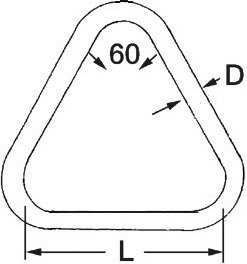 Stainless Steel Welded Triangle